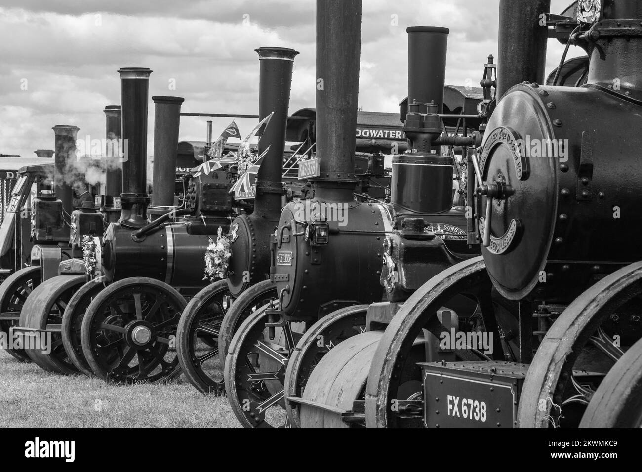 Coal fired steam engine Black and White Stock Photos & Images - Alamy