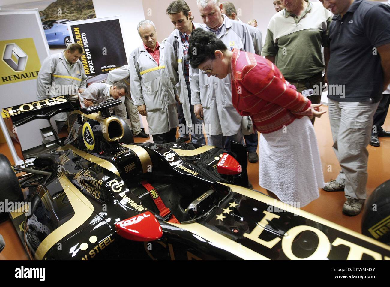 10.09.2012.,Novo Mesto,Slovenia - French Formula One driver Romain ...