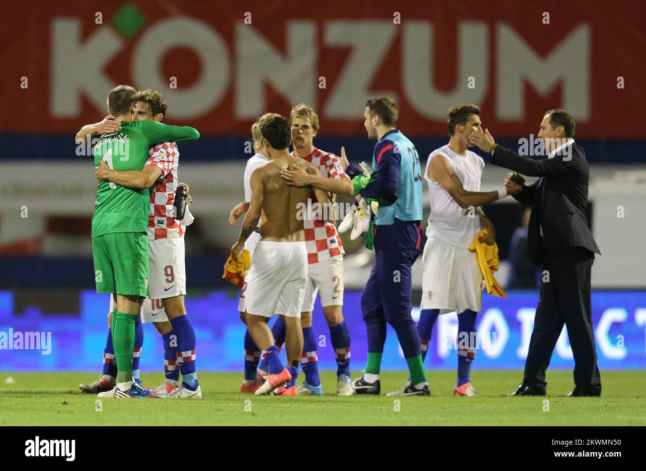 07.09.2012., Maksimir stadium, Zagreb, Croatia - 2014 FIFA World Cup ...