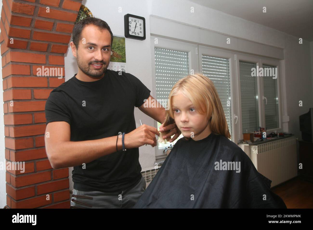 17.08.2012., Karlovac, Croatia - Neven Radovic from Karlovac works in ...