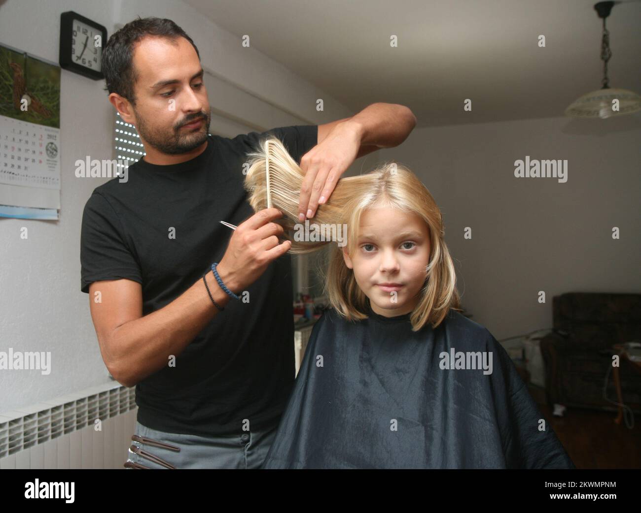 17.08.2012., Karlovac, Croatia - Neven Radovic from Karlovac works in ...