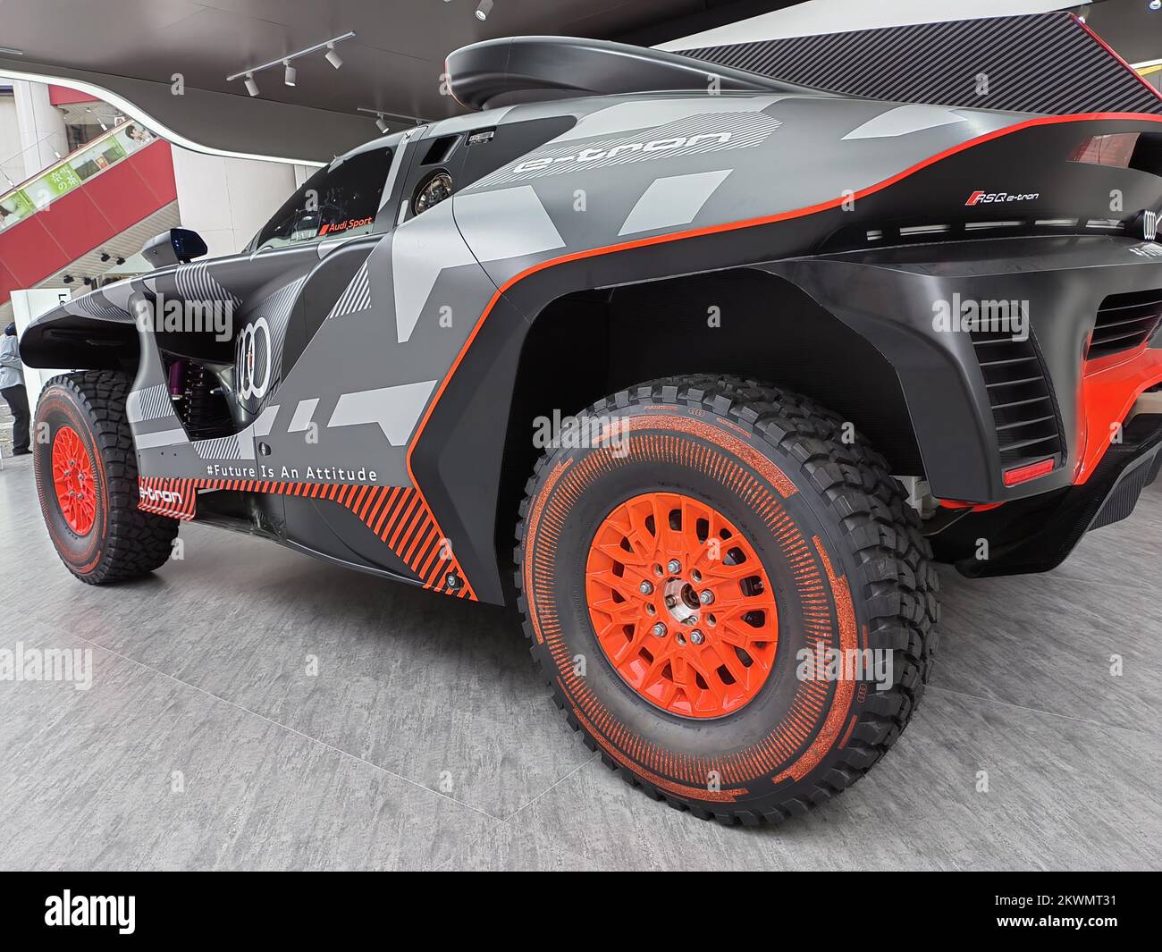 Audi RS Q e-tron make its debut in Shanghai, China, 27 November, 2022 ...