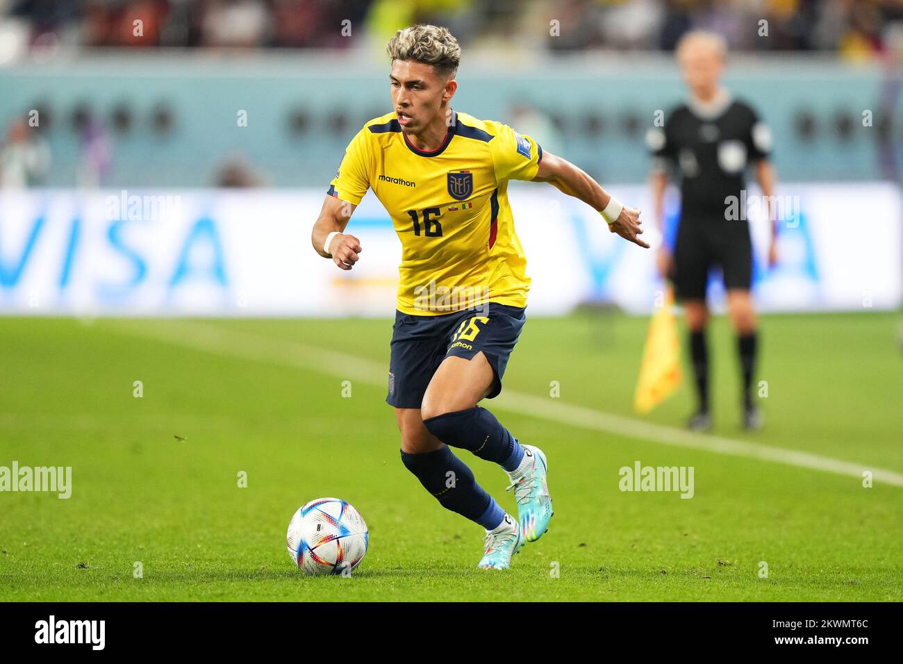 Jeremy Sarmiento of Ecuador during the FIFA World Cup Qatar 2022 match ...