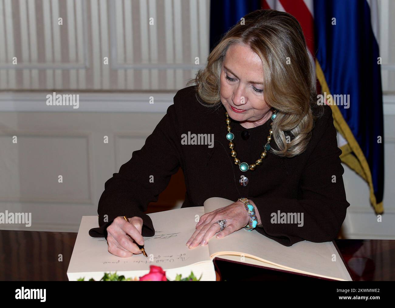 31.10.2012., Croatia, Zagreb, - Secretary of State Hillary Clinton ...