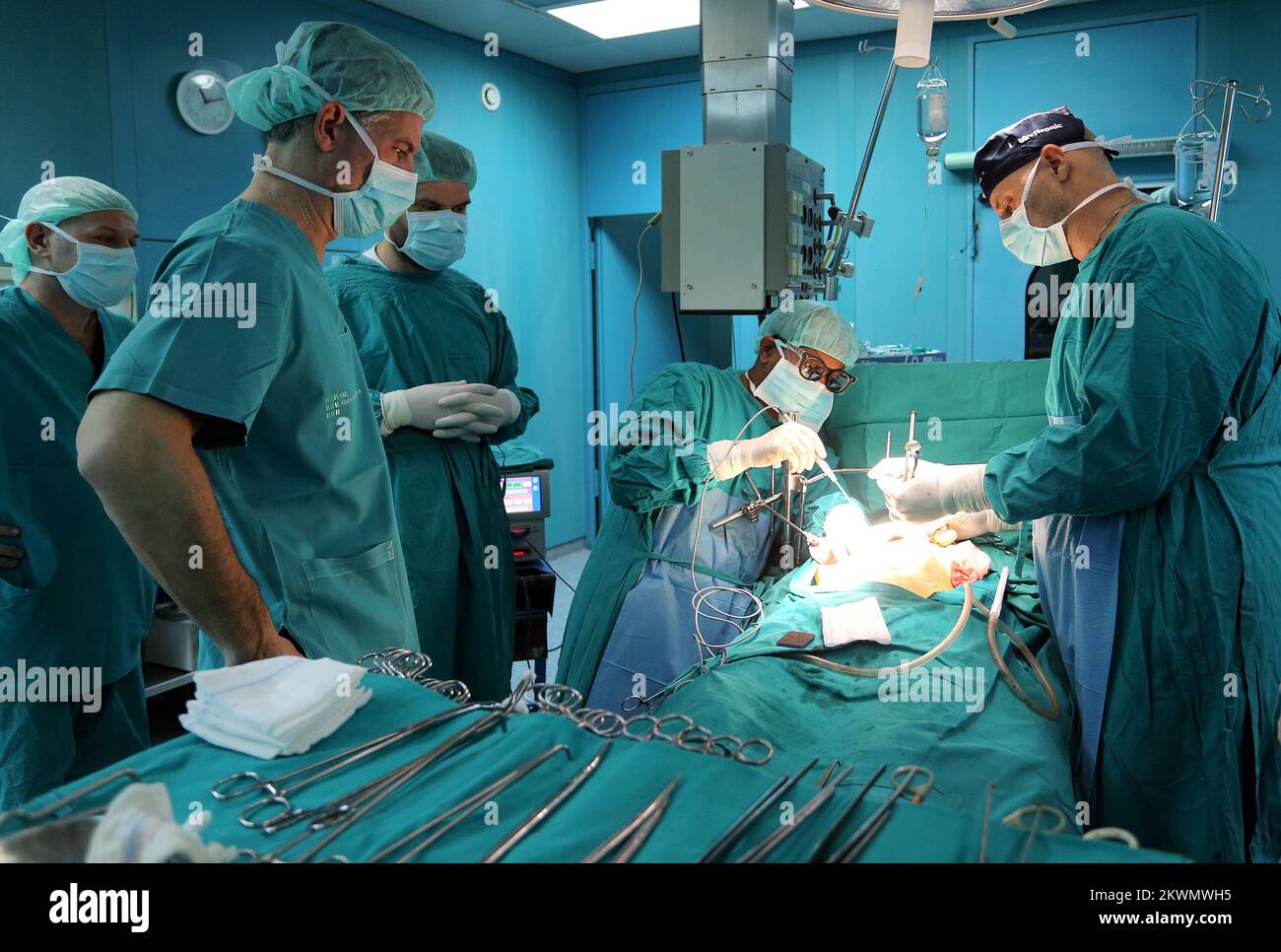 30.10.2012., Zagreb,Croatia - British surgeon Aroori Somaiah performed ...