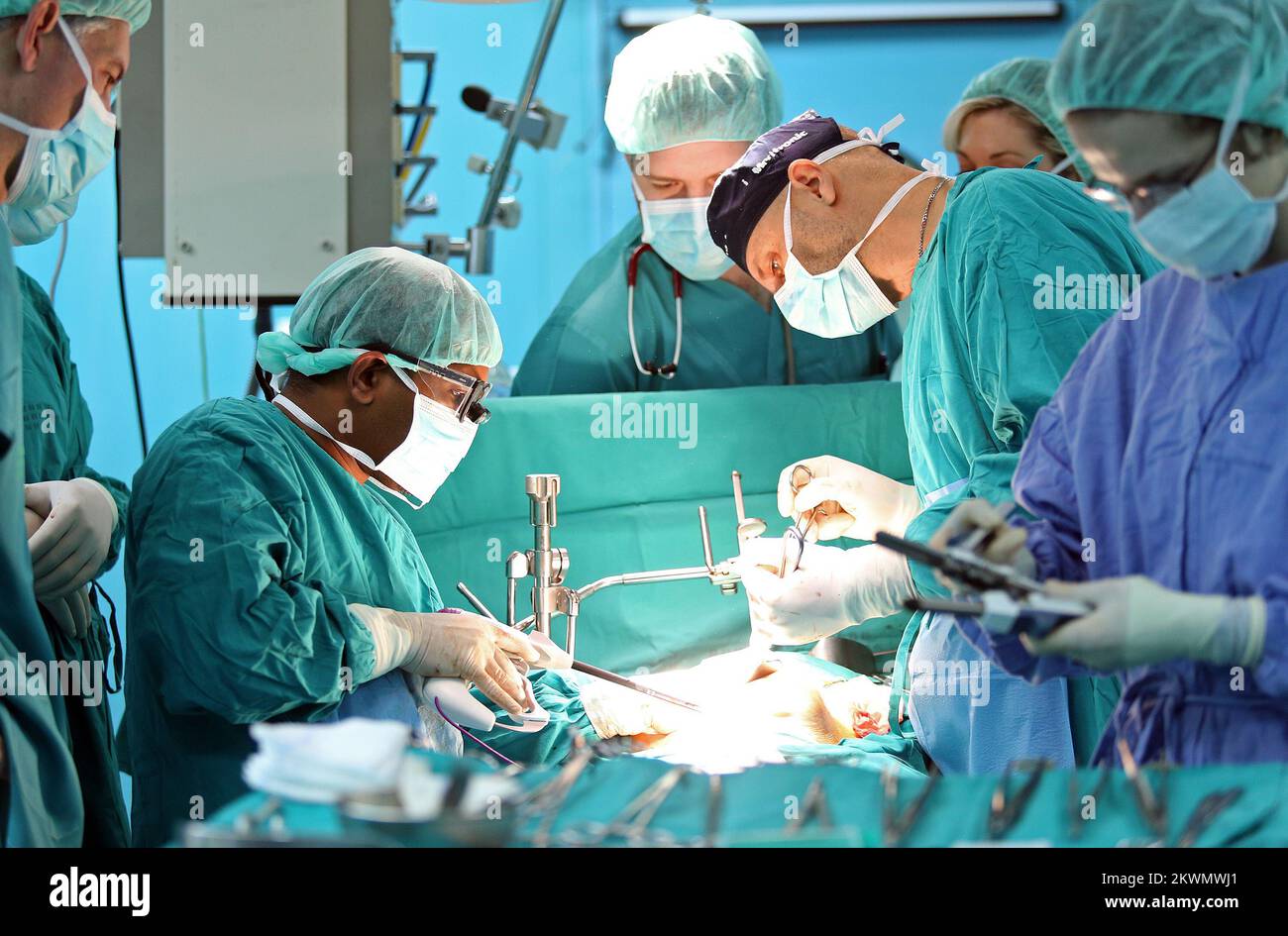 30.10.2012., Zagreb,Croatia - British surgeon Aroori Somaiah performed ...