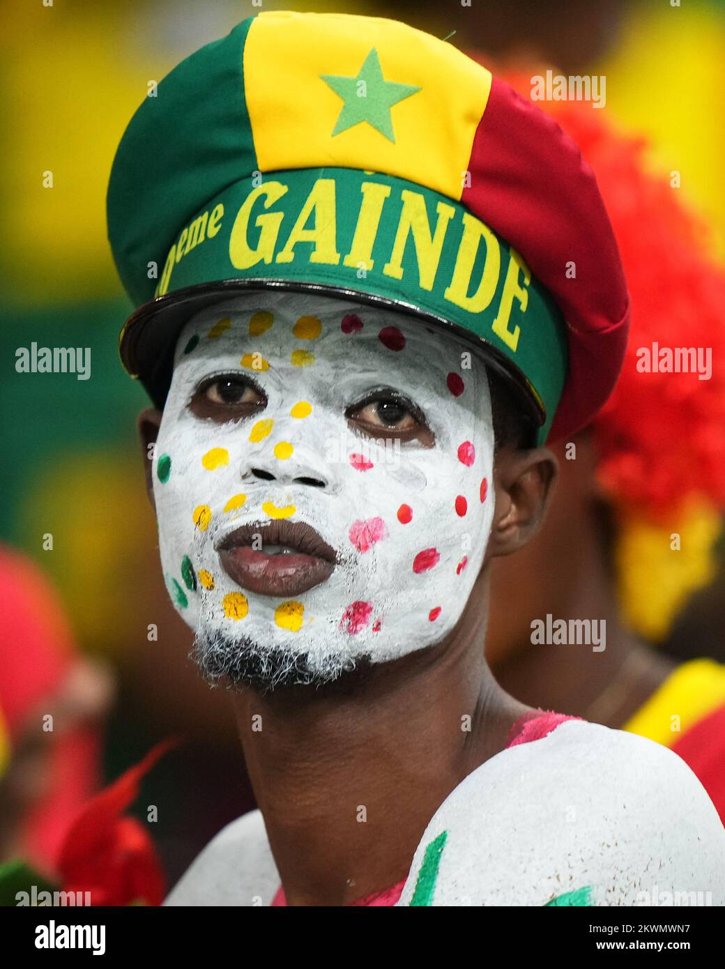 Senegal fan during the FIFA World Cup Qatar 2022 match, Group A ...