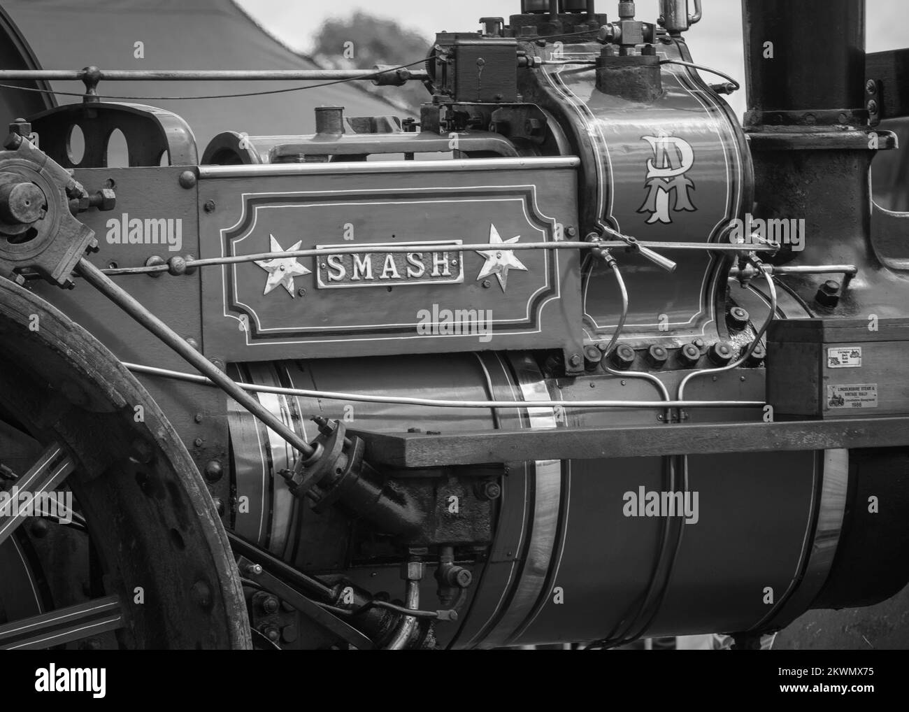 Miniature steam engines Black and White Stock Photos & Images - Alamy