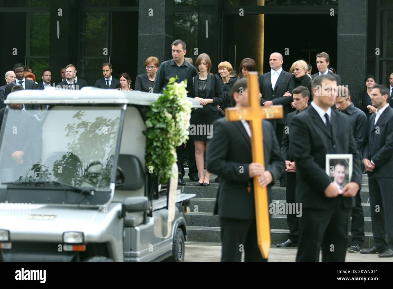 17.05.2013., Zagreb, Croatia - Funeral of Ivan Turina at the cemetery ...