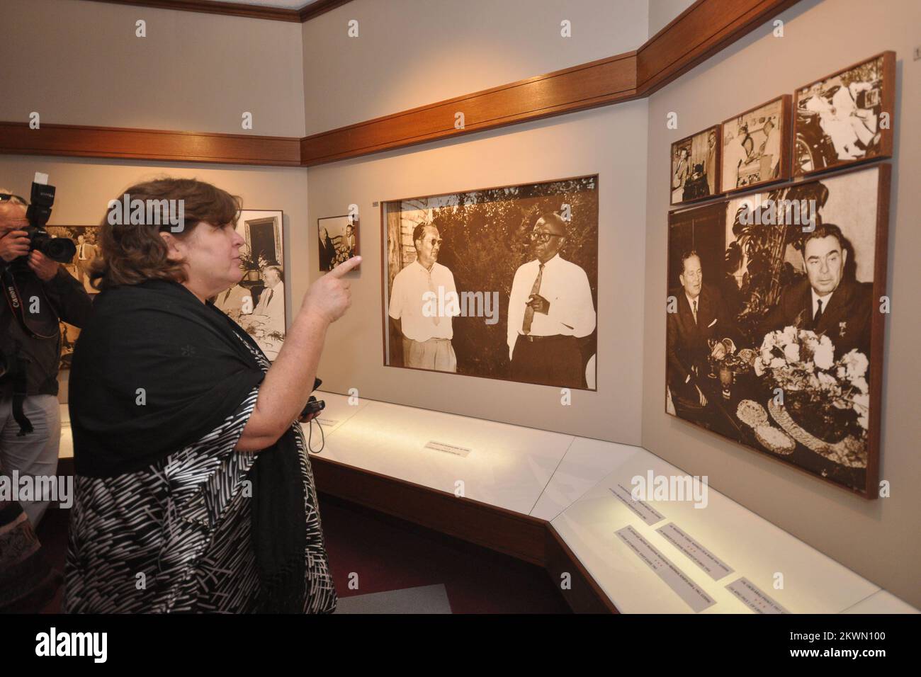 Aleida Guevara, the daughter of Ernesto Che Guevara, seen visiting the ...