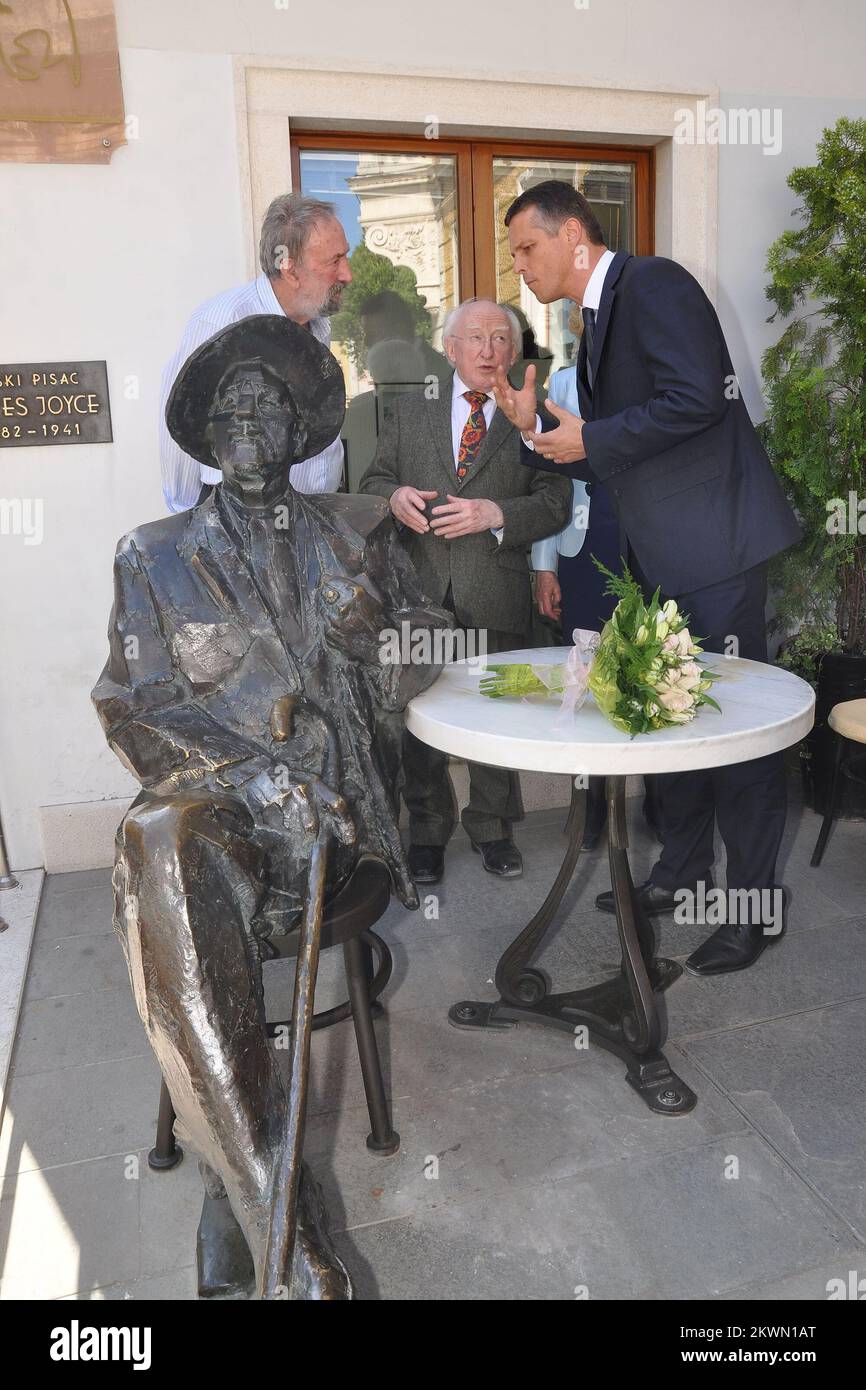 07.06.2013. Pula, Croatia - Irish President Michael D. Higgins met with ...