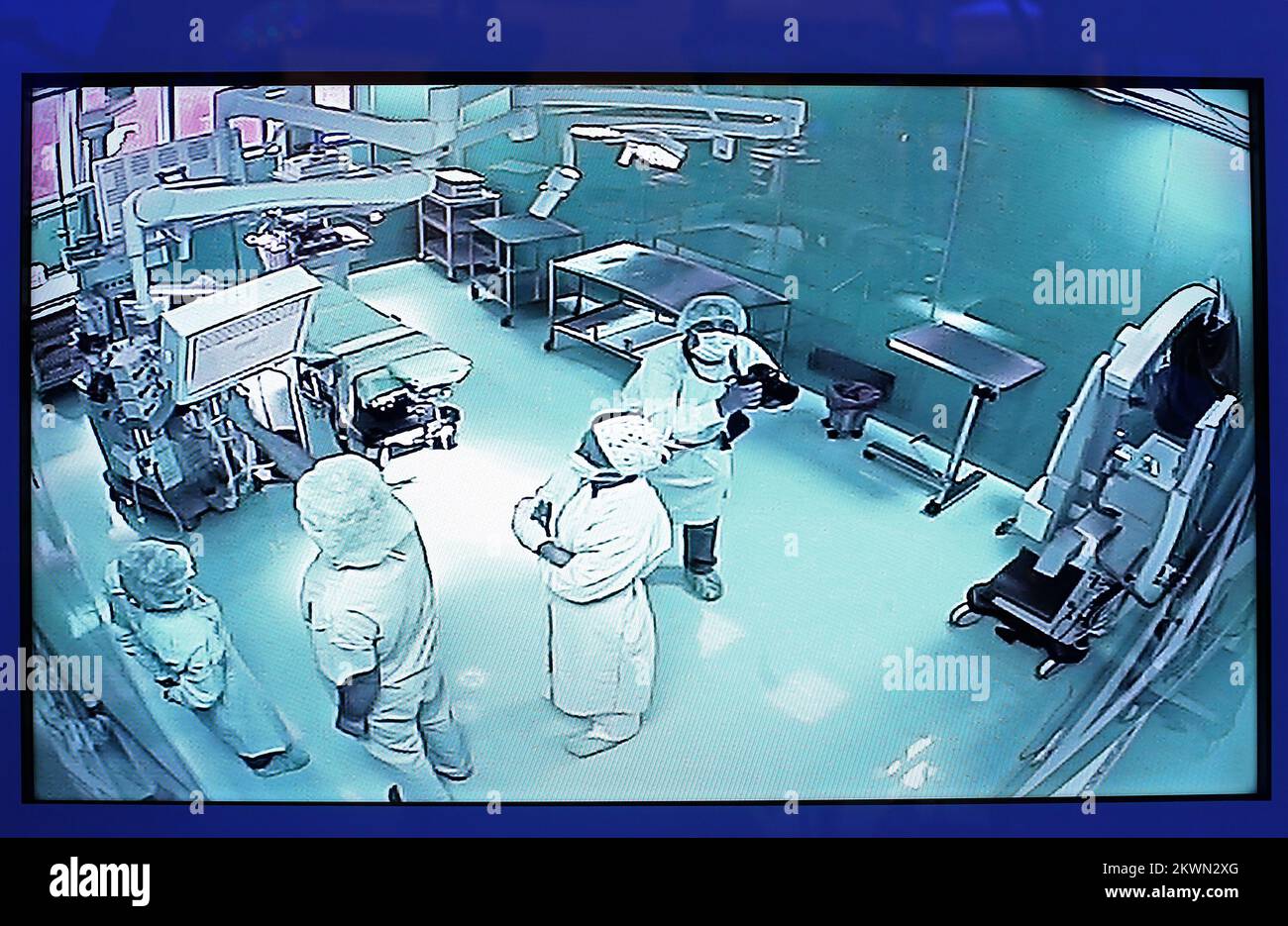 13.06.2013: Zagreb, Croatia. New hall for surgery in a clinic for ...