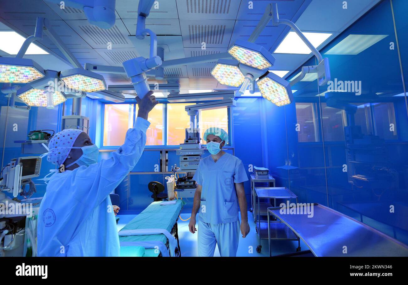 13.06.2013: Zagreb, Croatia. New hall for surgery in a clinic for ...