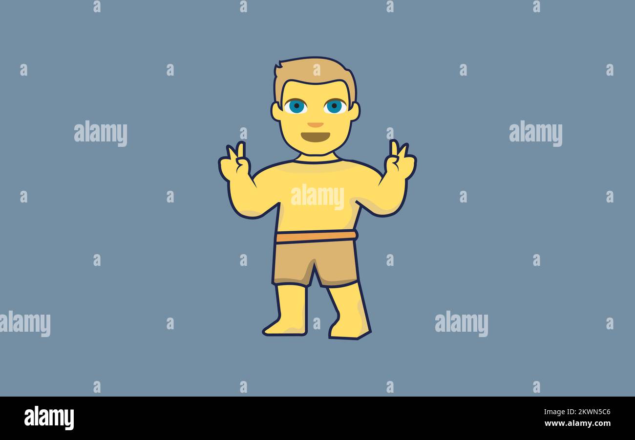 Strong Baby Cartoon