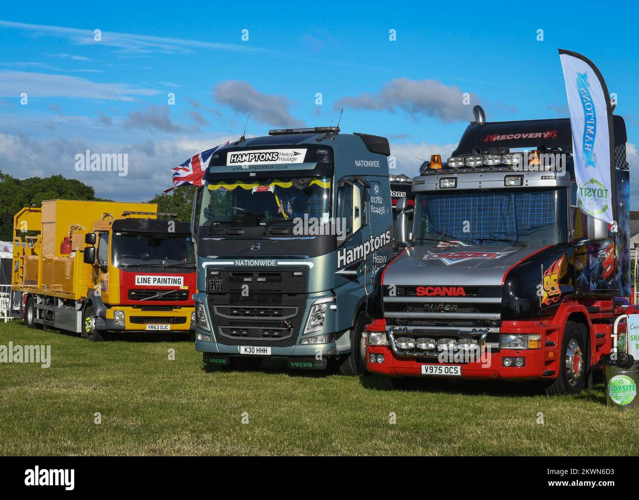 Commercial Vehicles at Smallwood Rally Stock Photo - Alamy