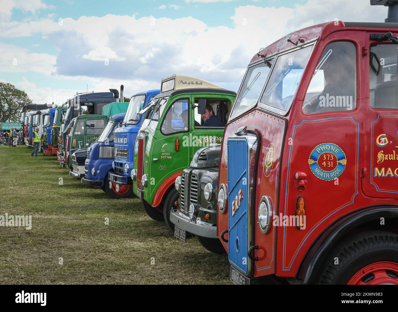 Commercial Vehicles at Smallwood Rally Stock Photo - Alamy