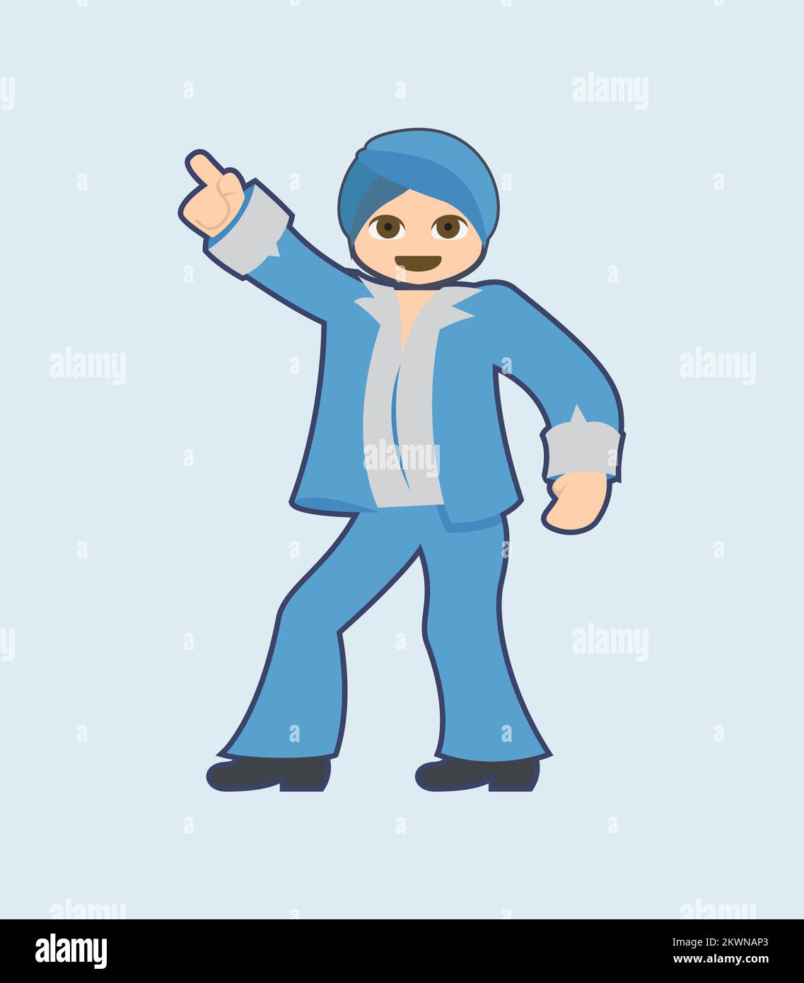 character of a man with sign Stock Vector Image & Art - Alamy