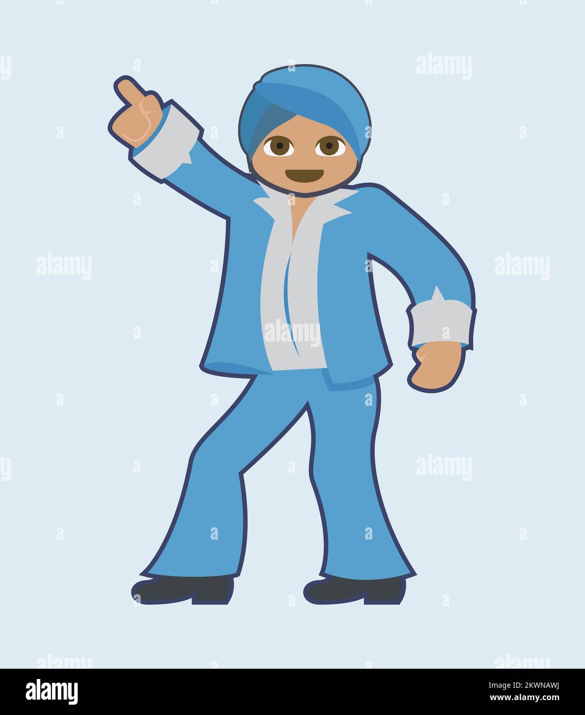 character of a man with sign Stock Vector Image & Art - Alamy