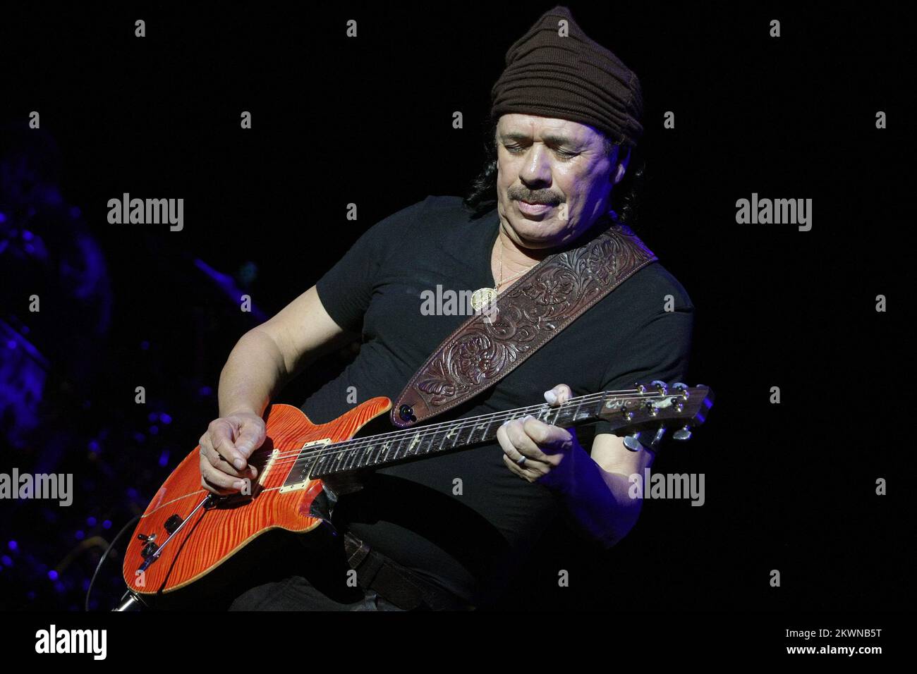 World-renowned guitarist Carlos Santana has appeared in front of Zadar ...