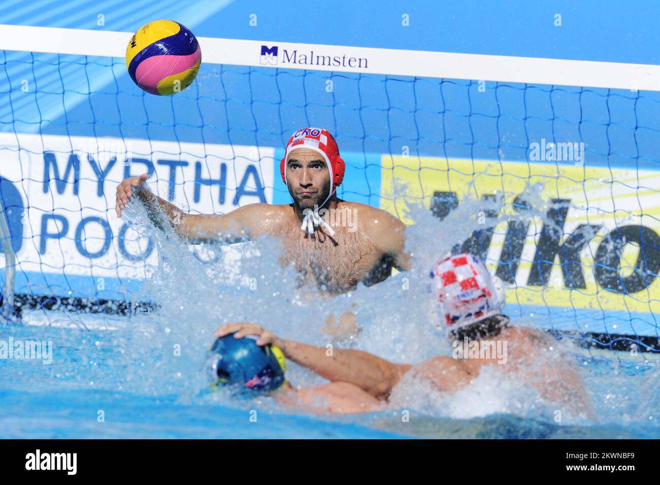 Croatia's waterpolo team during the match Croatia vs. Australia ...