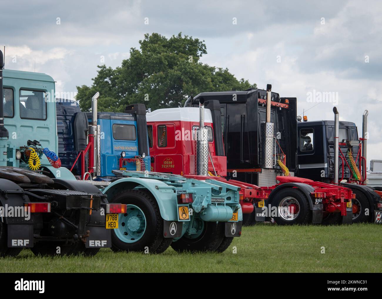 Commercial Vehicles at Smallwood Rally Stock Photo - Alamy