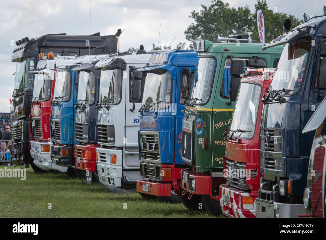 Commercial Vehicles at Smallwood Rally Stock Photo - Alamy