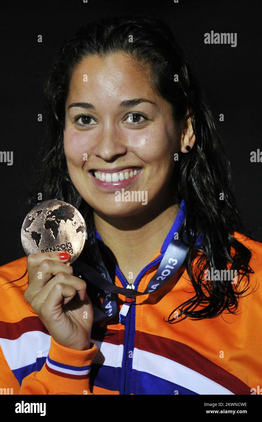 Ranomi Kromowidjojo, from Netherlands, bronze medal at 100m Freestyle ...