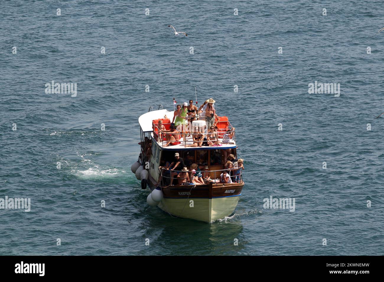 07.08.2013., Vrsar, Croatia - Pirate cave above the Lim Channel is a ...