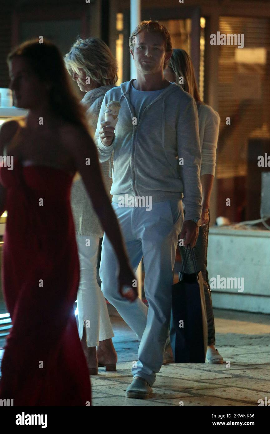 31.08.2013., Hvar,Croatia - Formula 1 driver Nico Rosberg with his ...