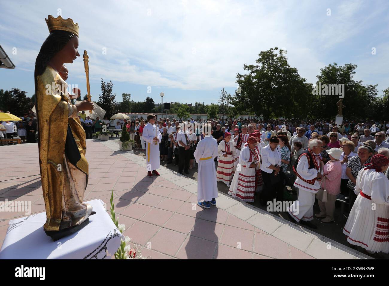 08.09.2013., Zagreb, Croatia - On the occasion of the Nativity of Mary ...
