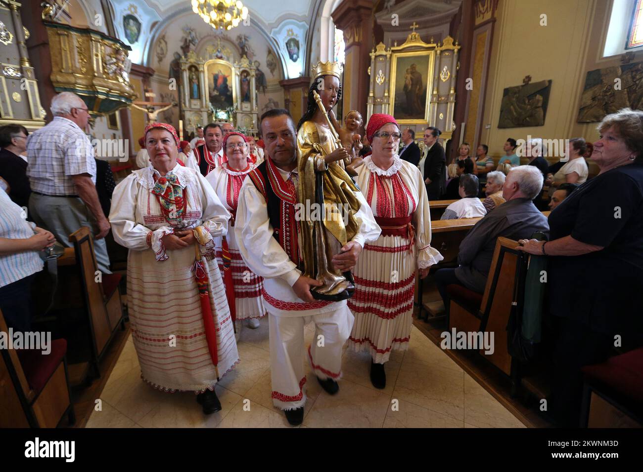 08.09.2013., Zagreb, Croatia - On the occasion of the Nativity of Mary ...