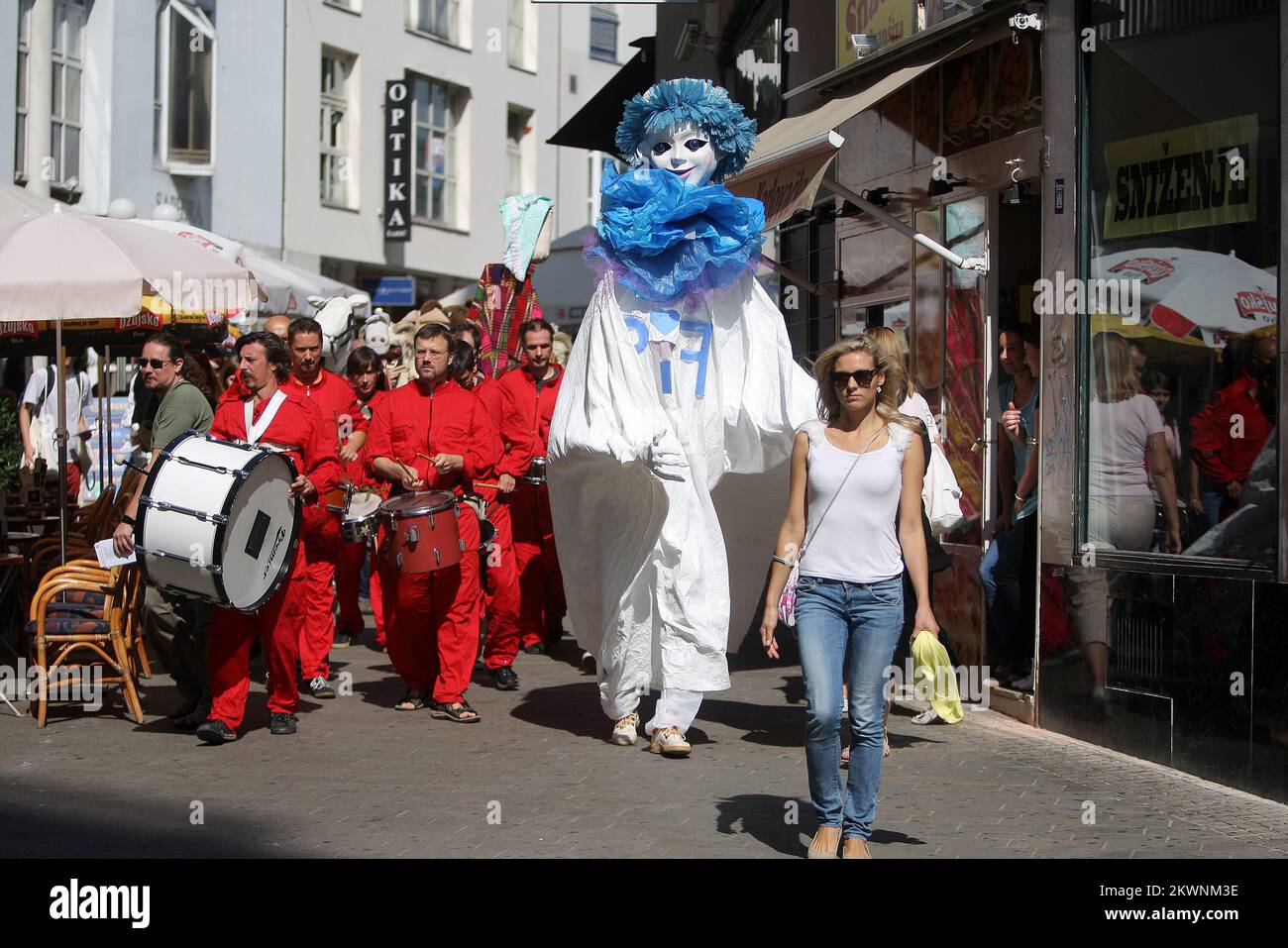 07.09.2013.,Croatia, Zagreb - Puppet Parade passed through the town and ...