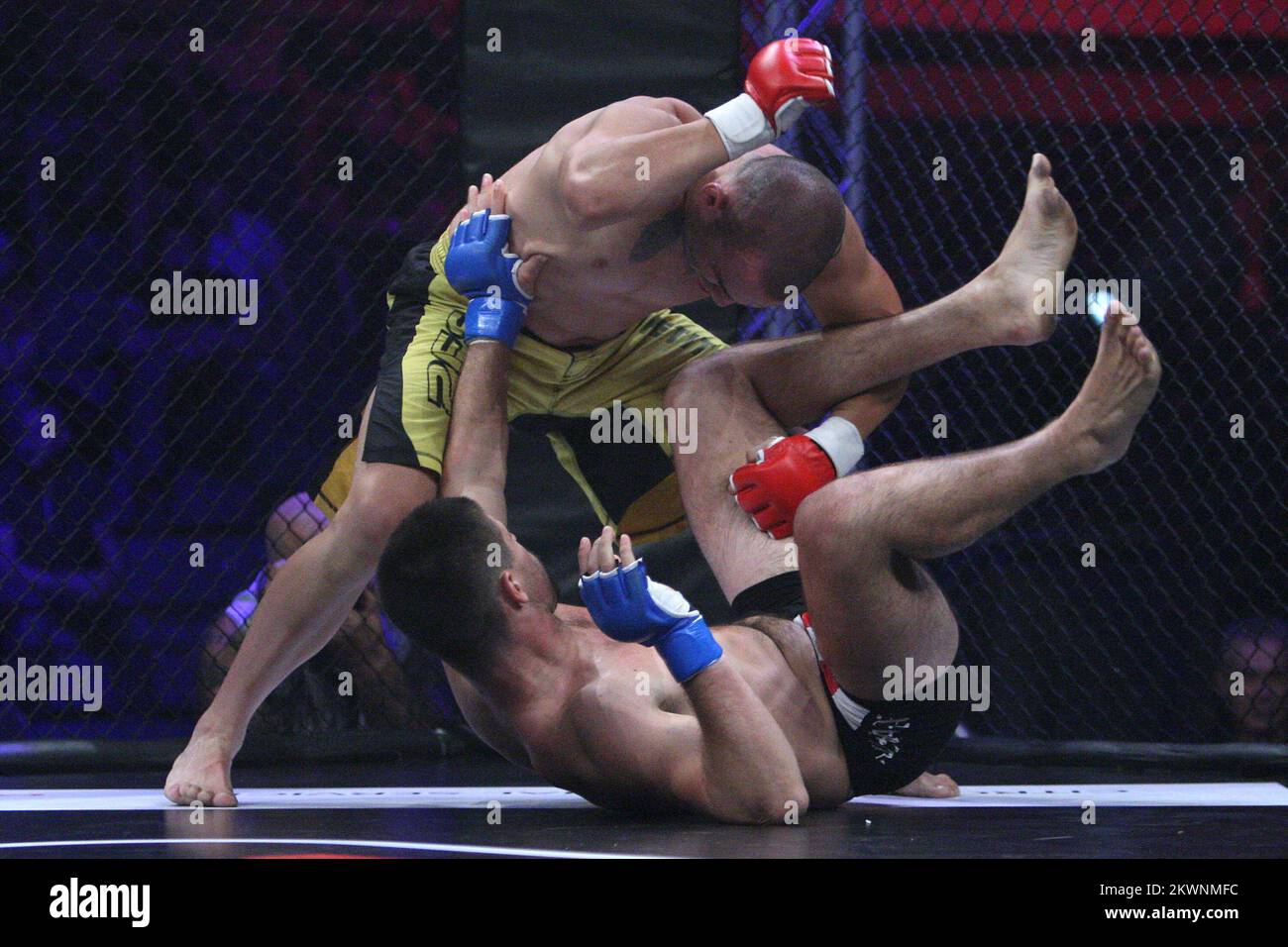07.09.2013., Zagreb, Croatia - Semifinal fights of Croatian MMA league ...