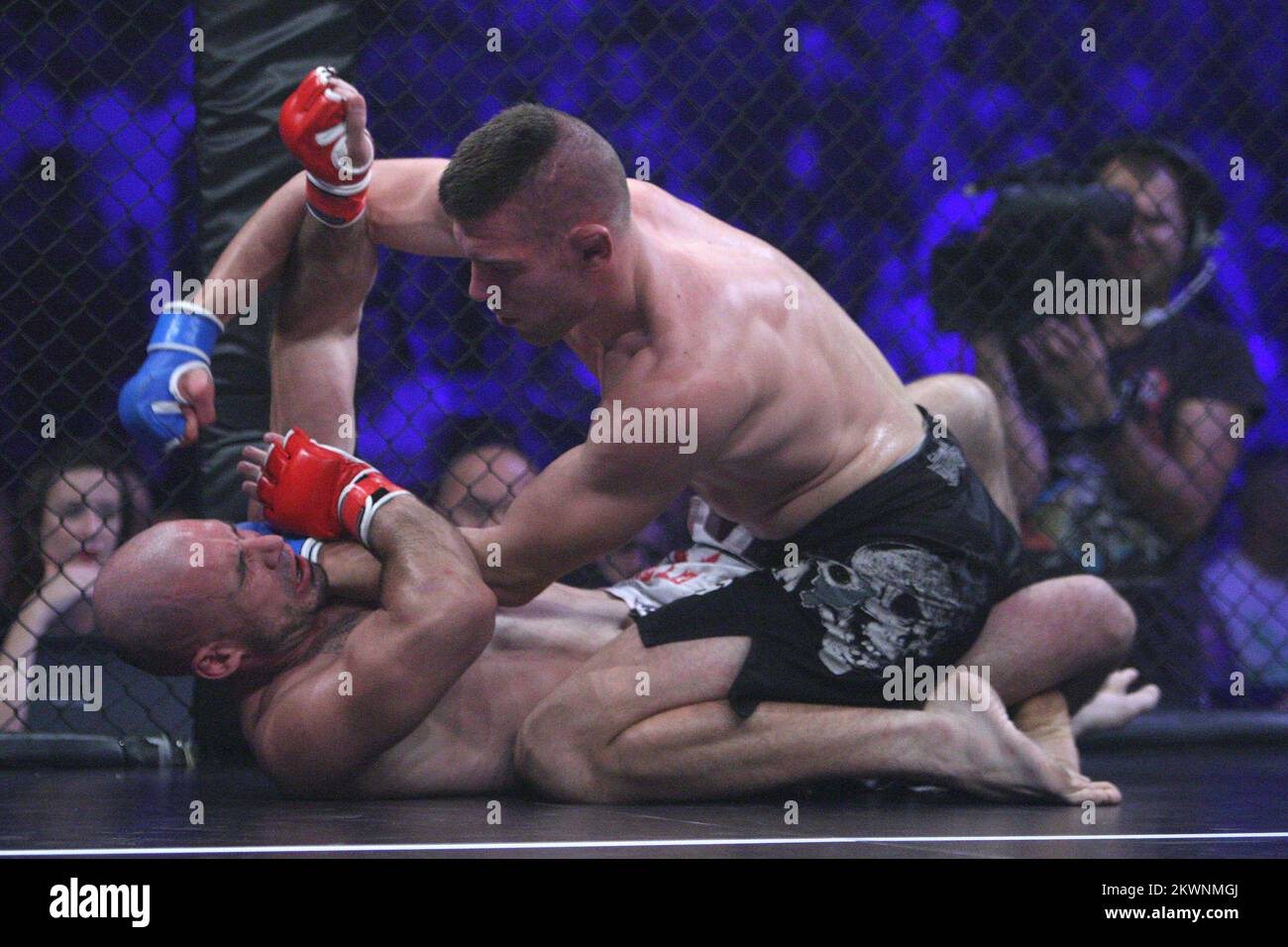 07.09.2013., Zagreb, Croatia - Semifinal fights of Croatian MMA league ...