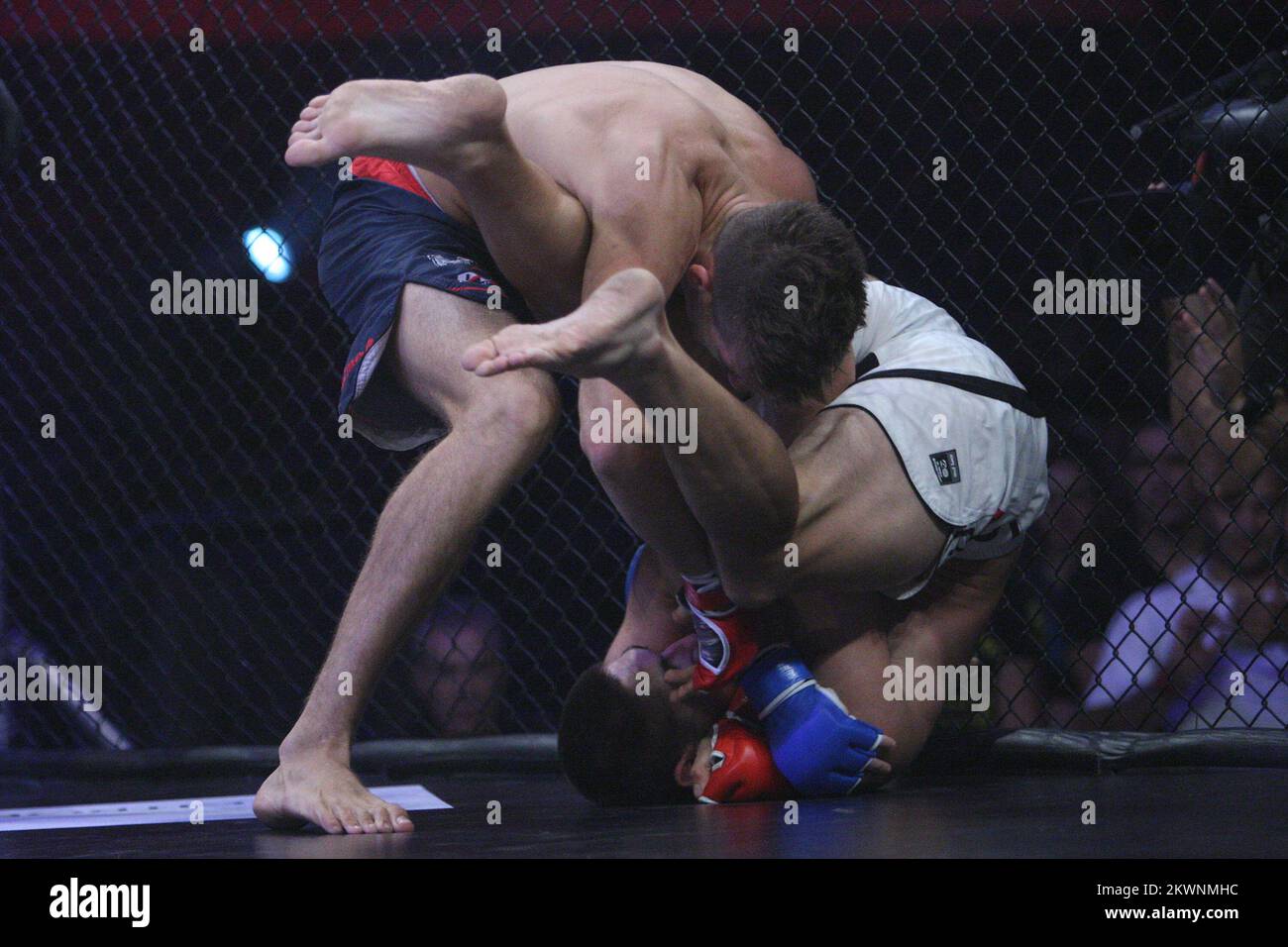 07.09.2013., Zagreb, Croatia - Semifinal fights of Croatian MMA league ...
