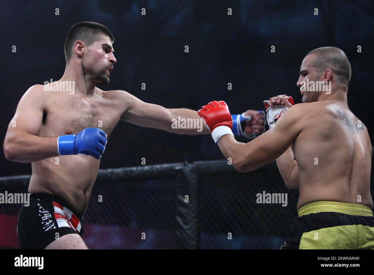 07.09.2013., Zagreb, Croatia - Semifinal fights of Croatian MMA league ...