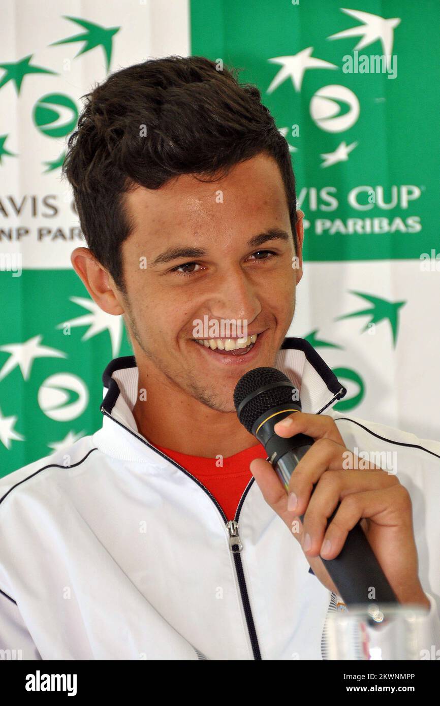 09.09.2013., Umag,Croatia - Press conference of Croatia Davis Cup team ...