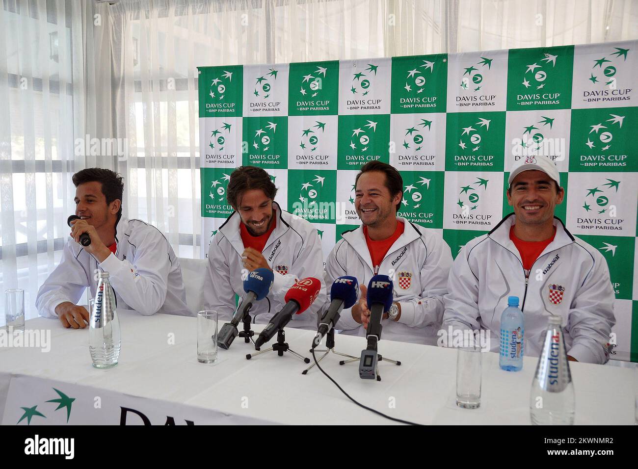 09.09.2013., Umag,Croatia - Press conference of Croatia Davis Cup team ...