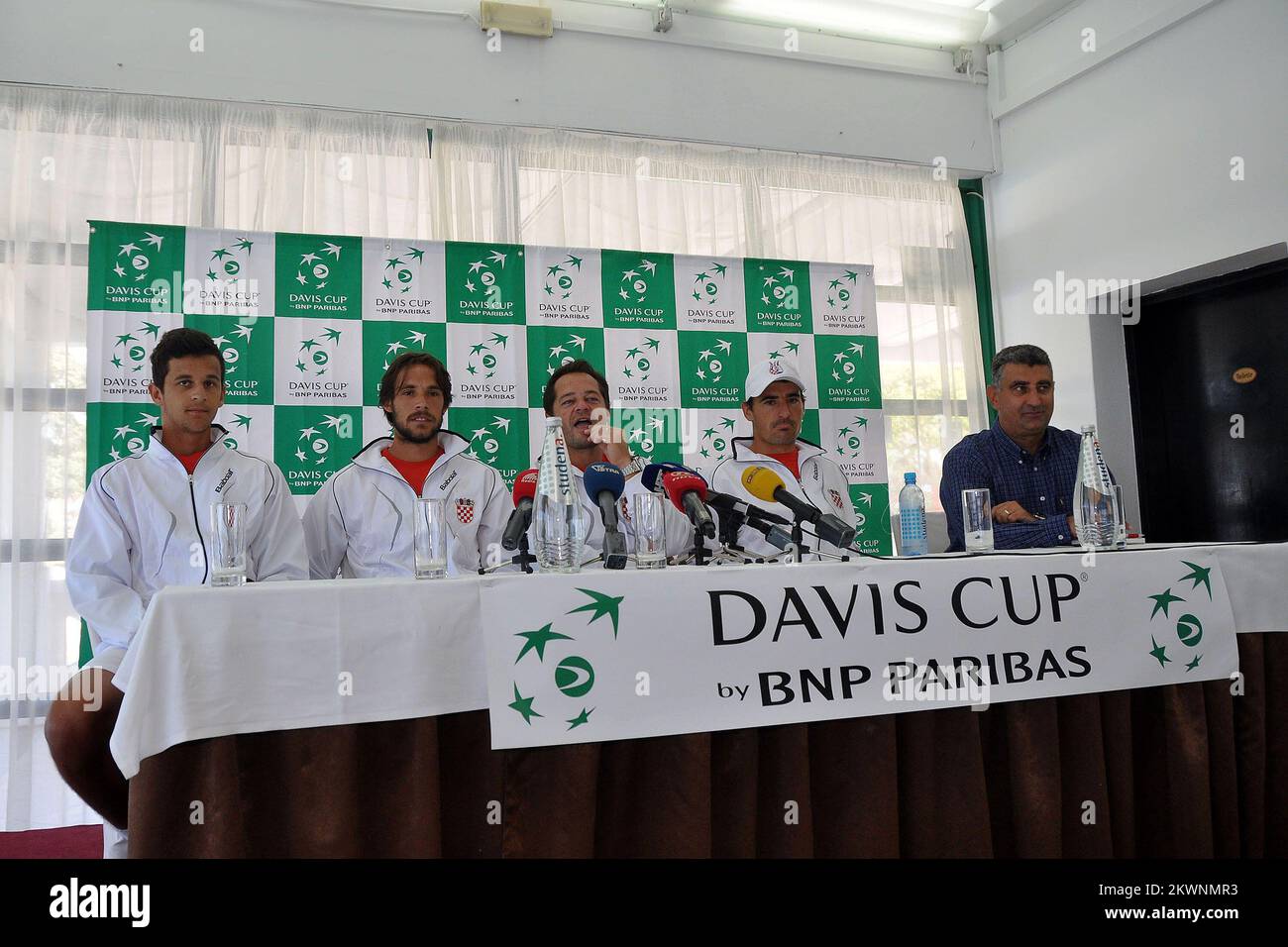 09.09.2013., Umag,Croatia - Press conference of Croatia Davis Cup team ...