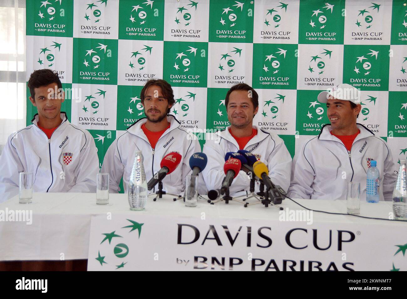 09.09.2013., Umag,Croatia - Press conference of Croatia Davis Cup team ...