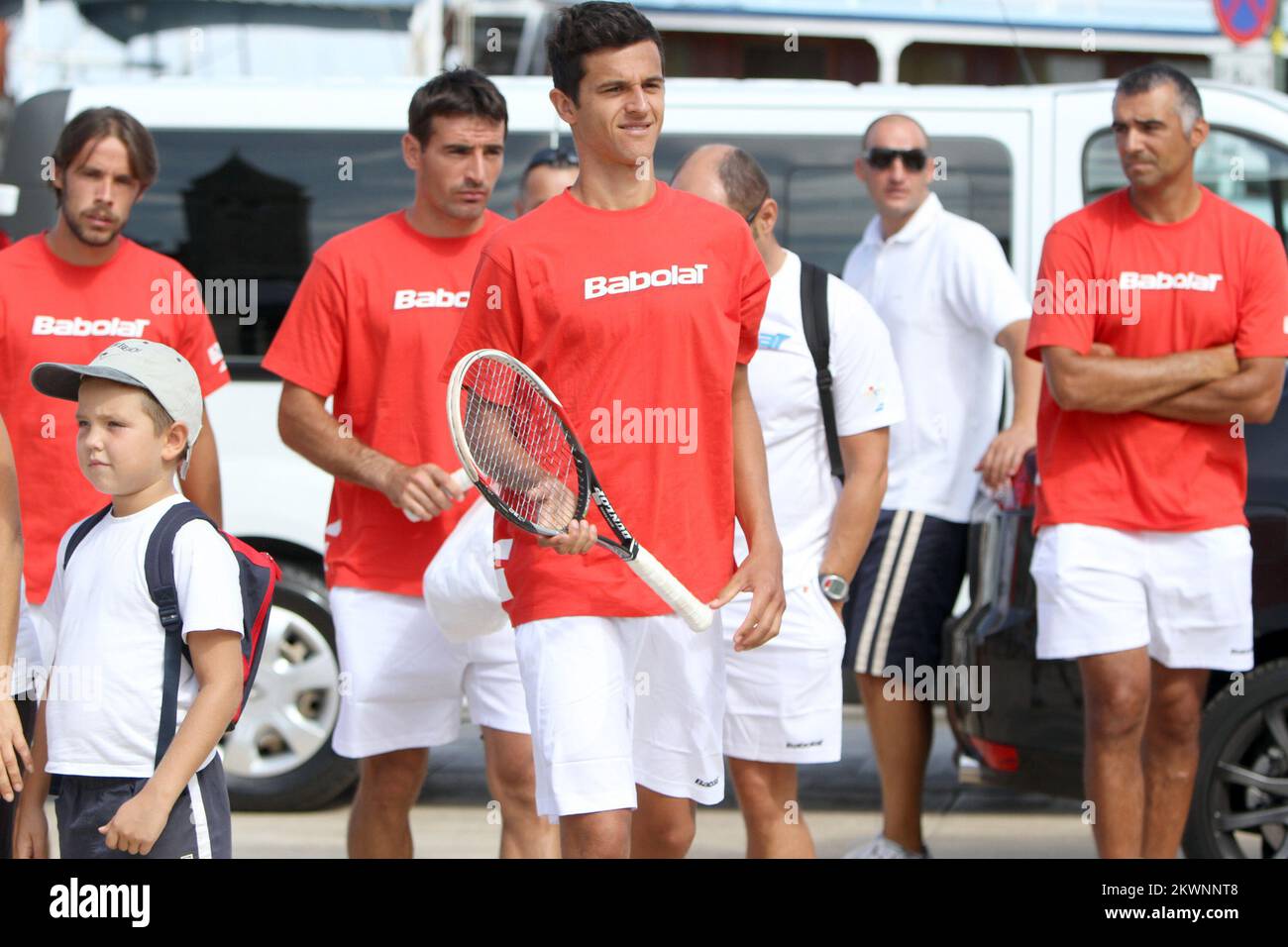 09/10/2013. Umag - Davis Cup Kids Day. Socializing children with ...