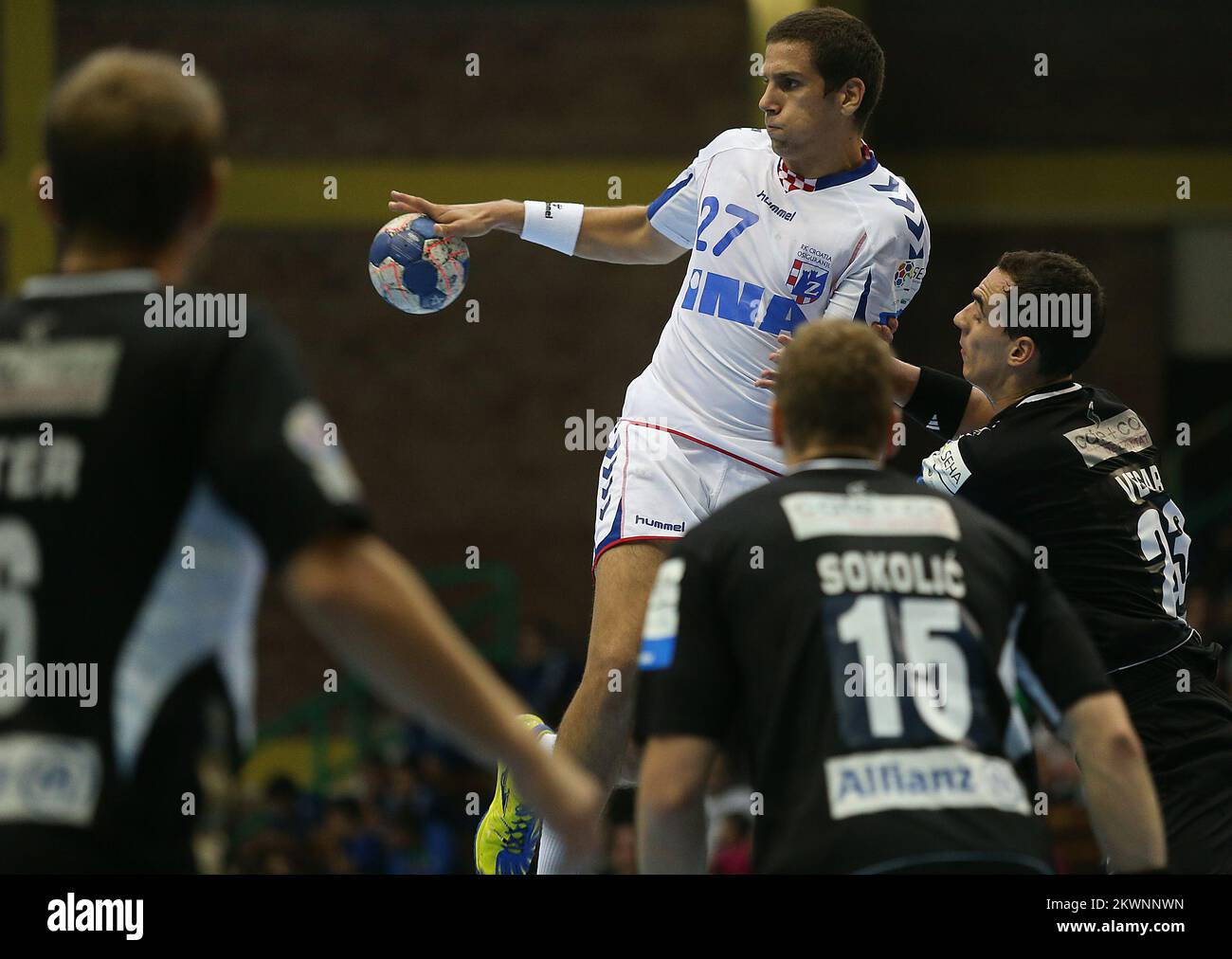 10.09.2013., Zagreb, Croatia - Handball match between RK Croatia ...