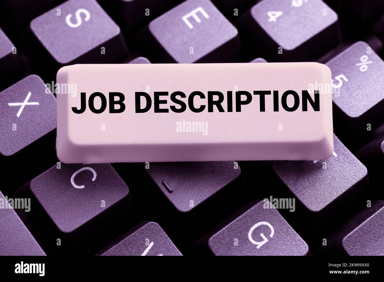 Inspiration showing sign Job Description, Conceptual photo A document ...