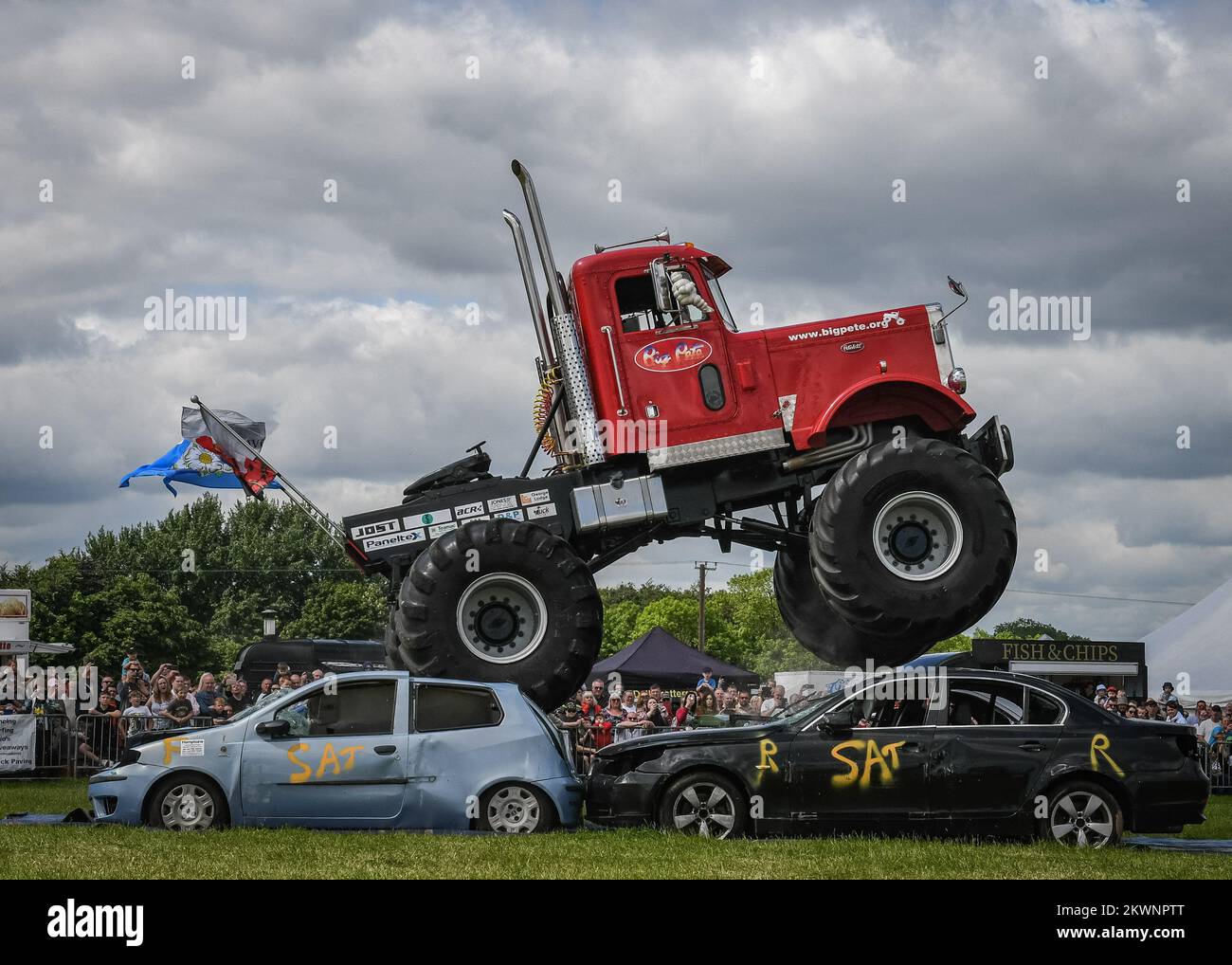 Big Pete Monster Trucks Stock Photo - Alamy
