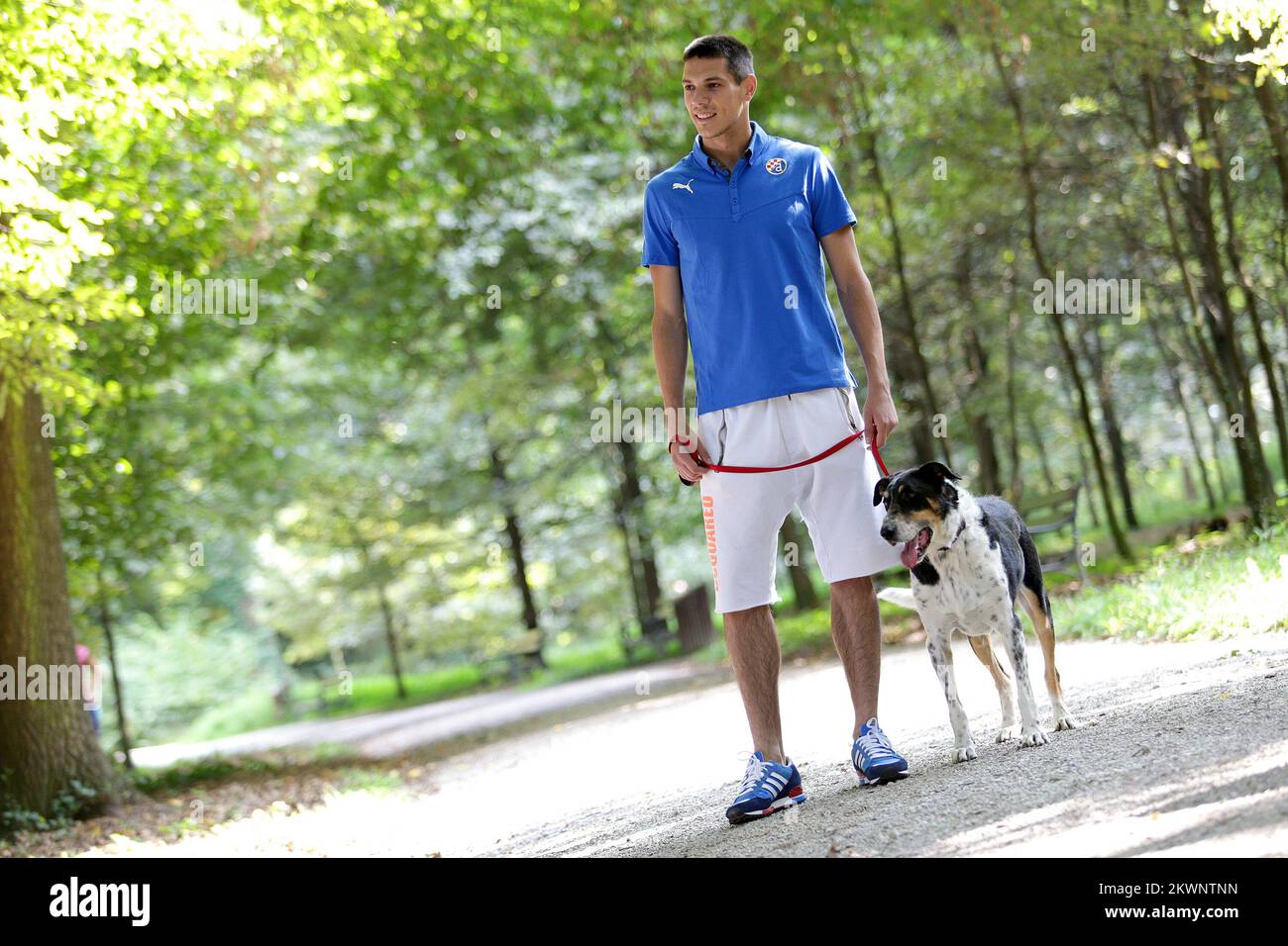 16.09.2013., Zagreb, Croatia - Soccer players from GNK Dinamo during ...