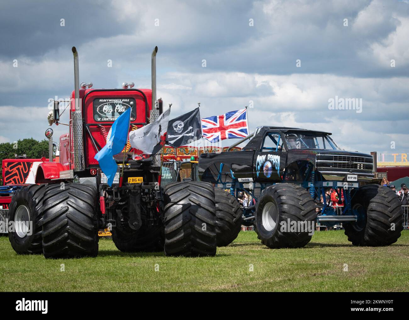 Big Pete Monster Trucks Stock Photo - Alamy