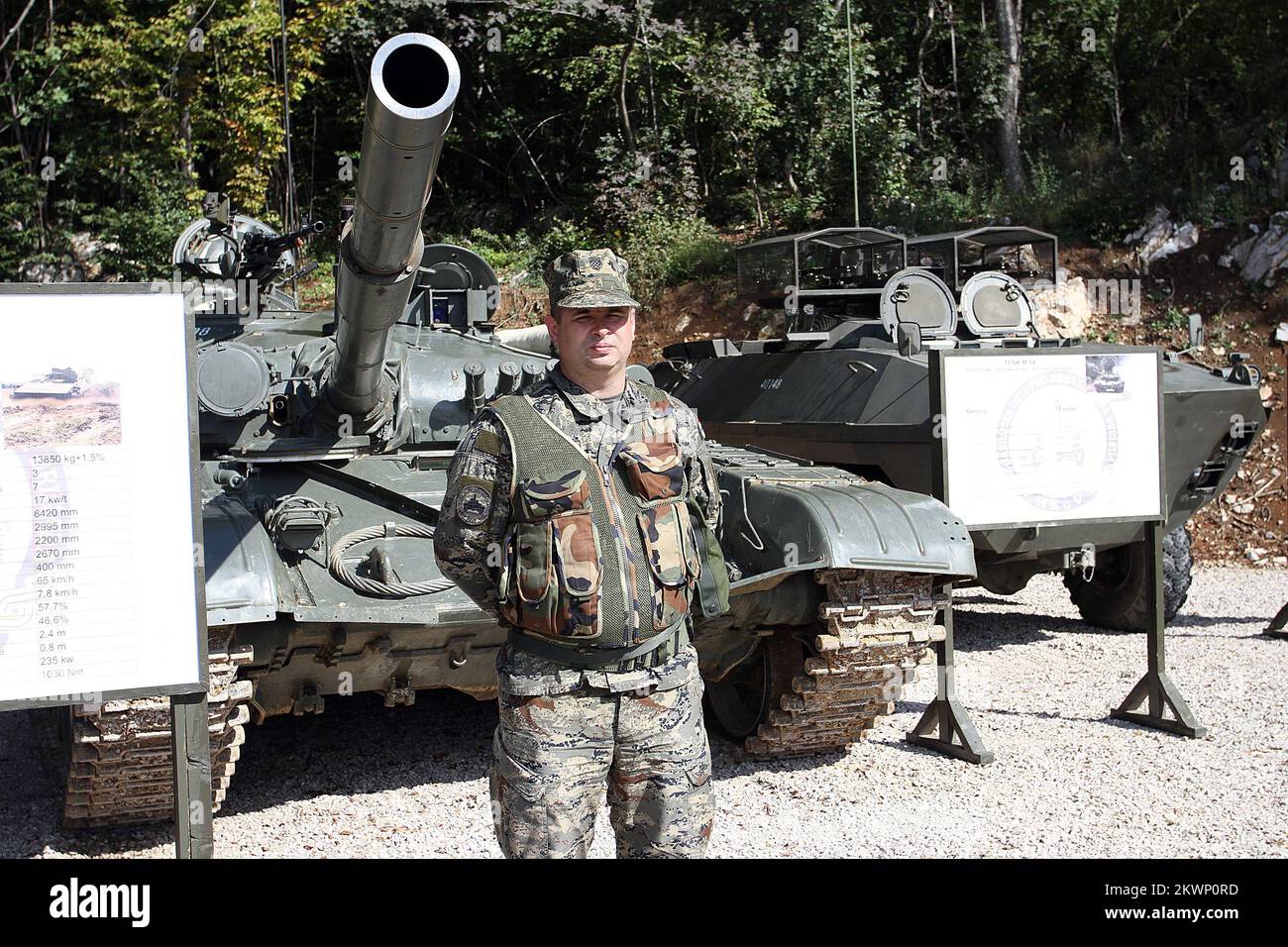 04.10.2013., Slunj, Croatia - On military training facility Eugen ...