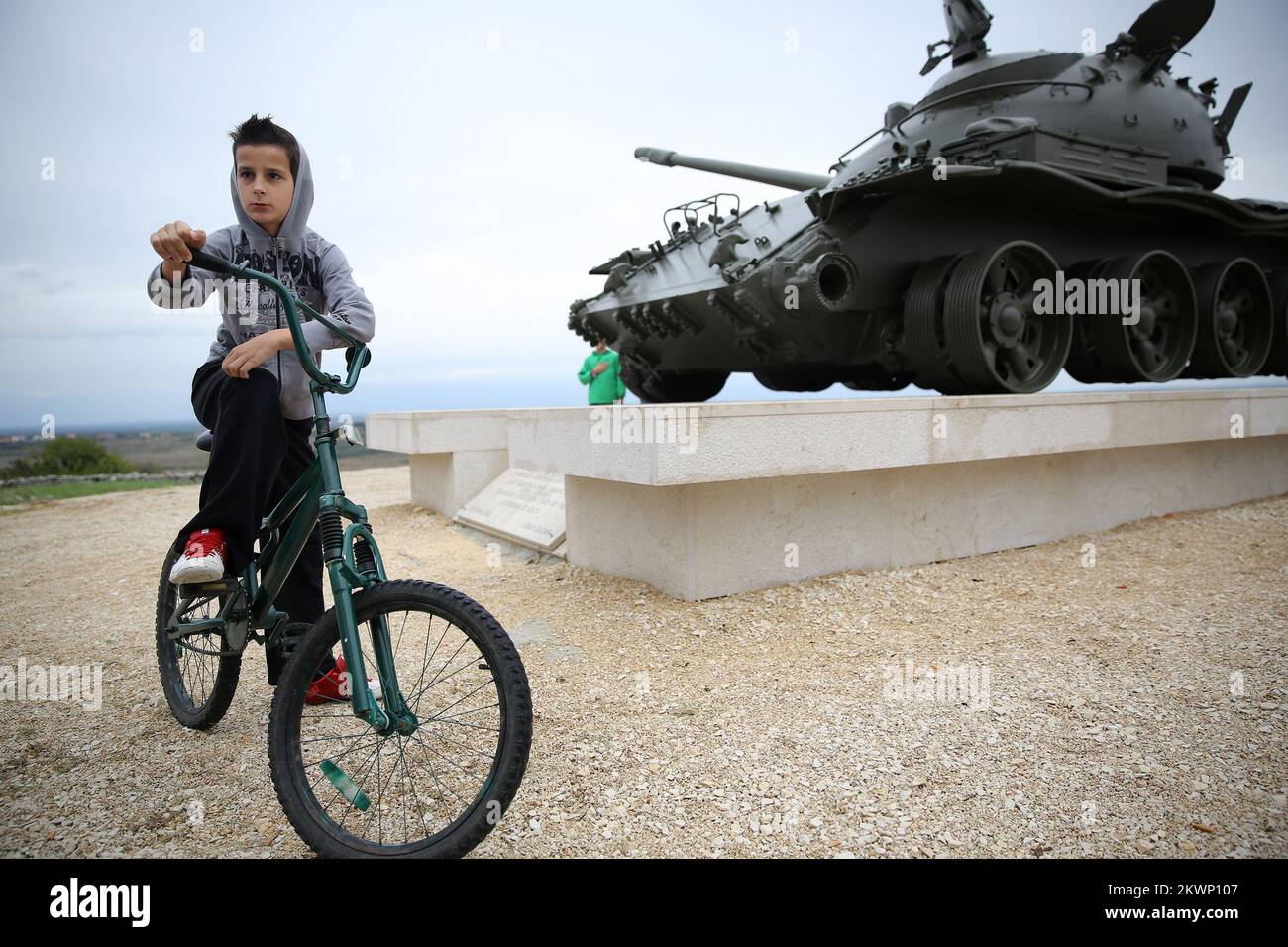 06.10.2013., Dracevac, Zadar, Croatia - Wreath-laying ceremony and ...