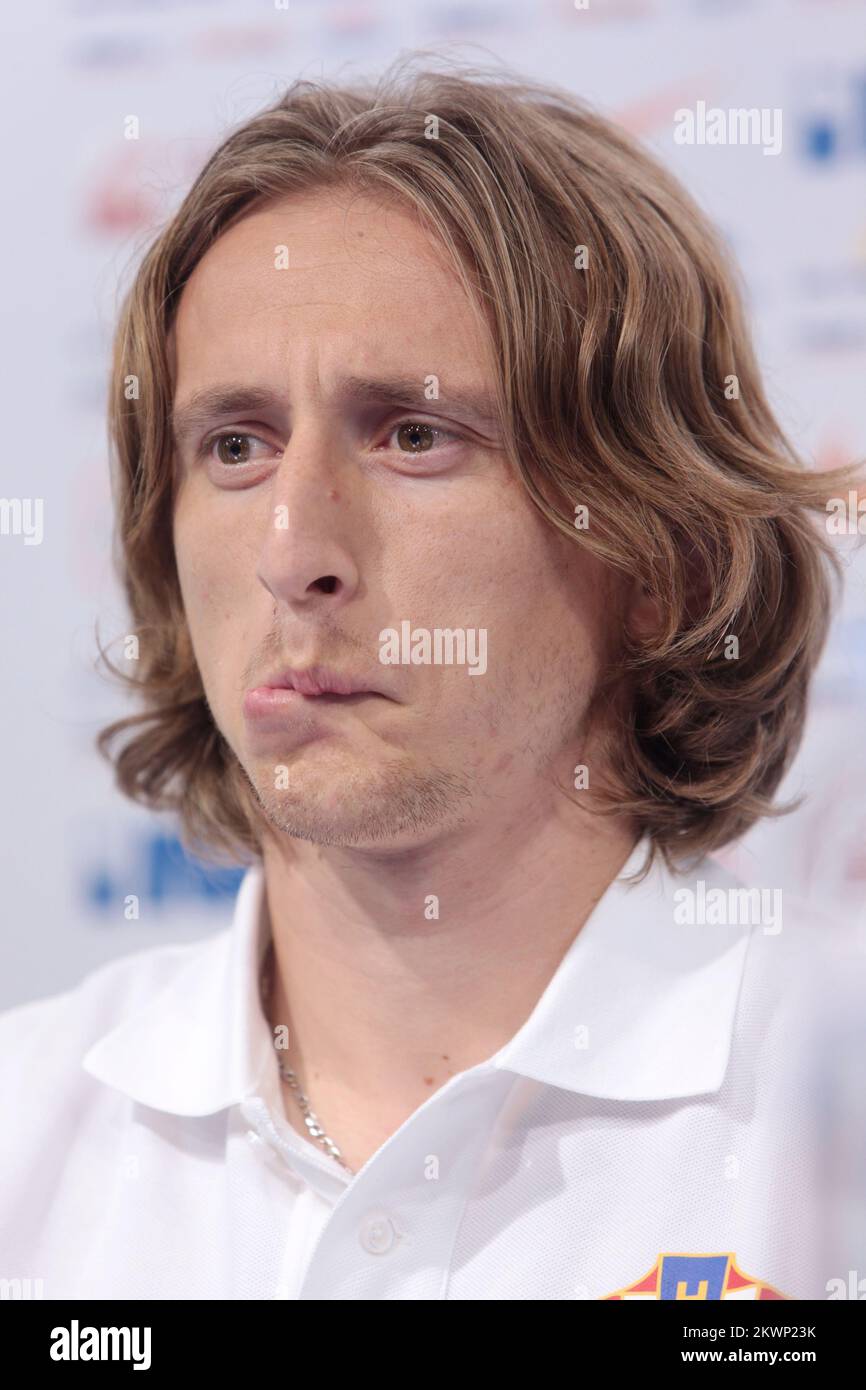 10.10.2013., Zagreb, Croatia - Croatia national team player Luka Modric ...