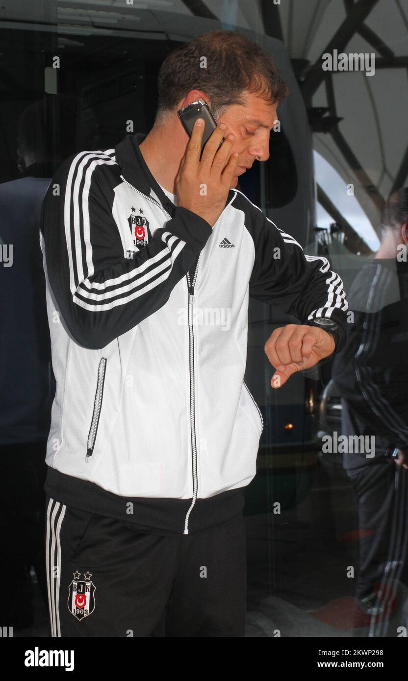 09.10.2013., Croatia, Split - Slaven Bilic, coach of Besiktas, landed ...